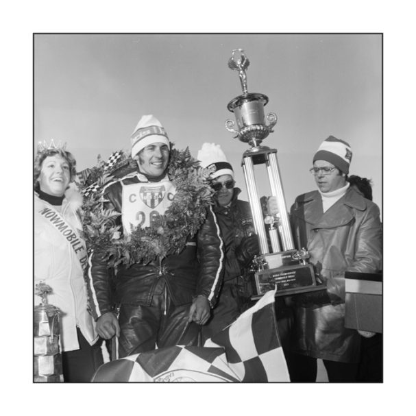 Jim Bernat and his 1975 Polaris 650 Factory Race Sled